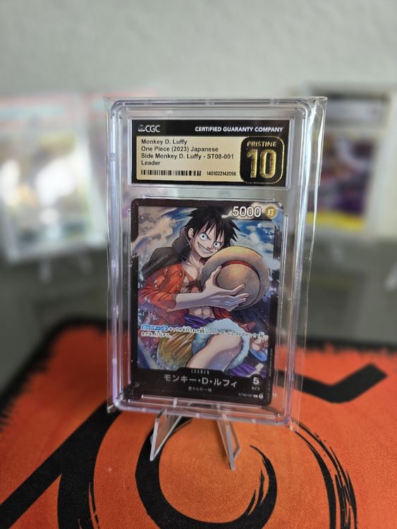 One Piece Monkey D Luffy ST-08 001 CGC 10 PRISTINE (Neu (gemäss Beschreibung)) in Le Grand ...