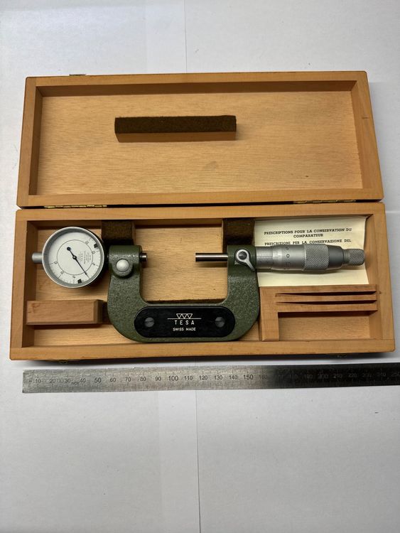 Mikrometer mit Messuhr Tesa 25-50mm (Neu (gemäss Beschreibung)) in ...
