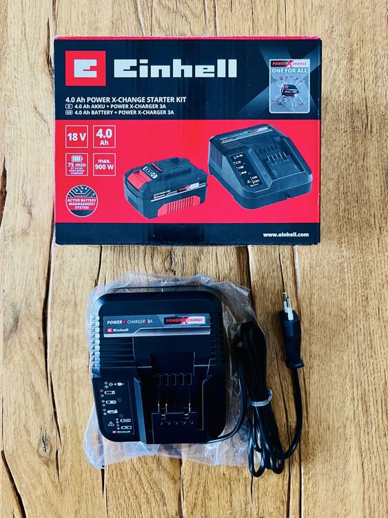 Einhell Starter Kit 18V Ladegerät - ohne Akku (Neu (gemäss Beschreibung)) in Vinelz für CHF 6 ...