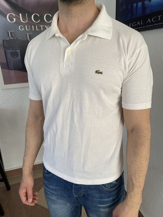 Weisses Lacoste Poloshirt Gr. L | Kaufen auf Ricardo