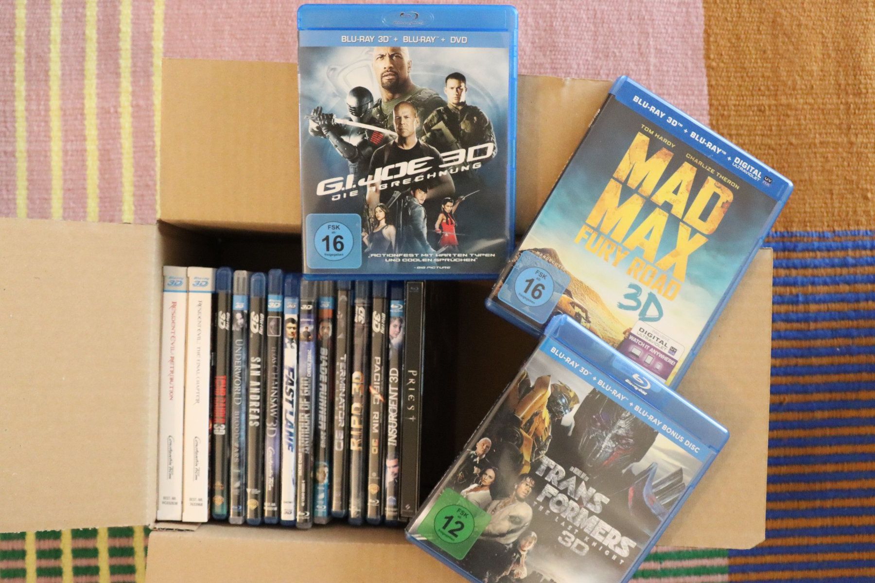 Mad Max / Transformers + 15 weitere Action 3D-Filme (Gebraucht) in ...