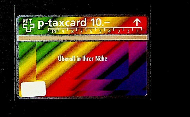 TAX CARD PTT ZÜRCHER KANRONALBANK ÜBERALL IN IHRER /K503 | Kaufen auf Ricardo