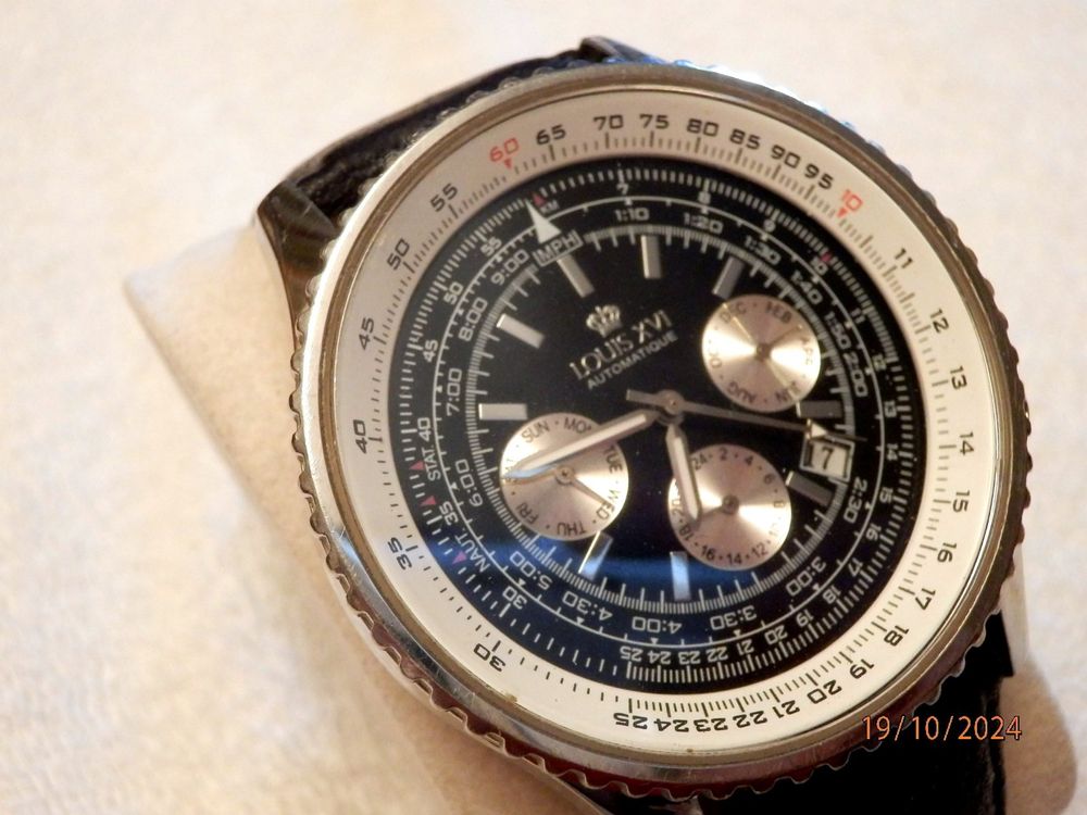 Louis XVI, Automatic, 47mm, Leder Armband bis max. 21cm (Gebraucht) in ...