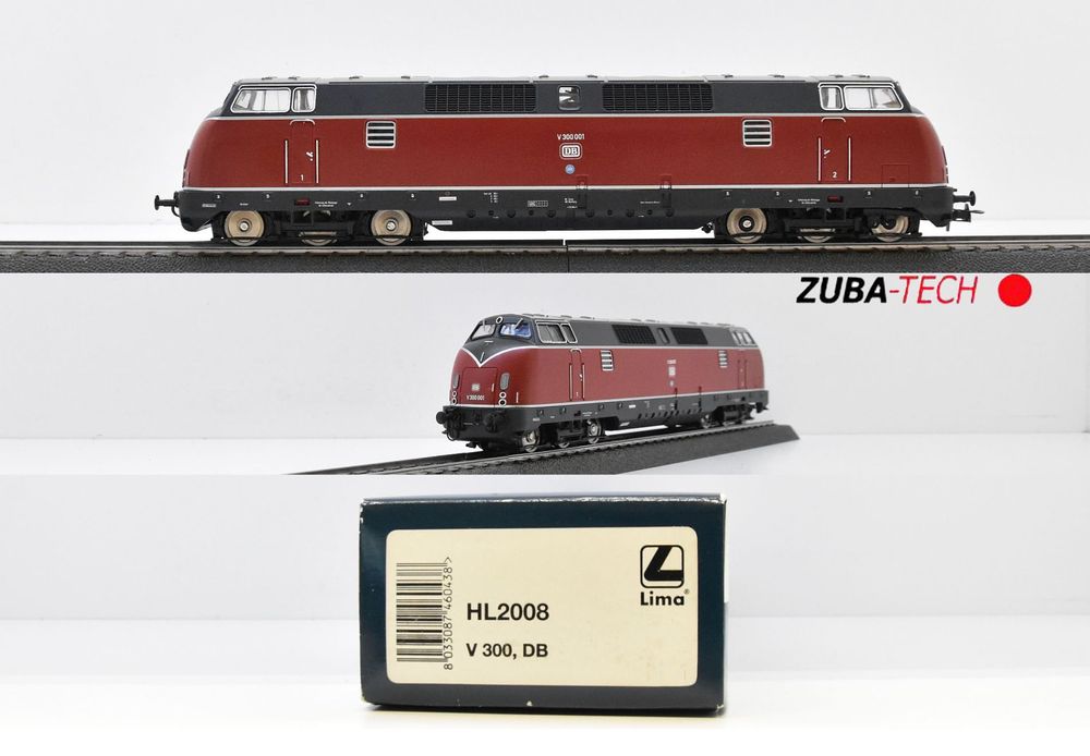 Lima HL2008 Diesellok V 300 DB H0 GS Analog mit OVP (Gebraucht) in St ...