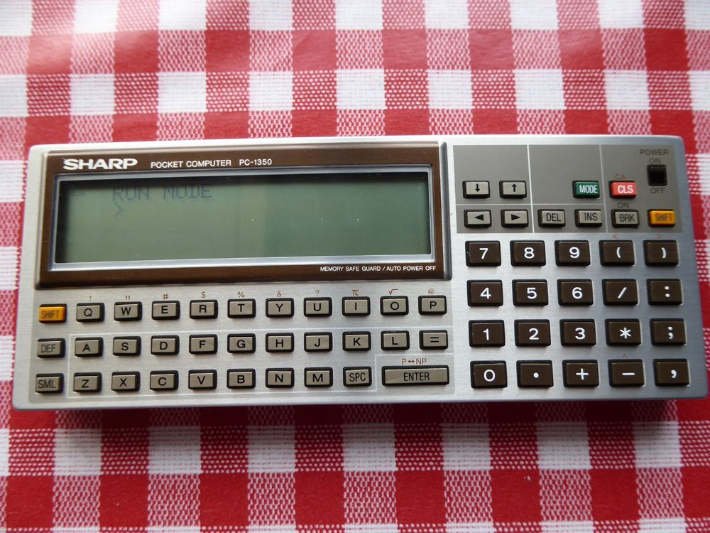 Toporechner Armee Sharp Pocket Computer PC-1350 Telemetrie | Kaufen auf ...