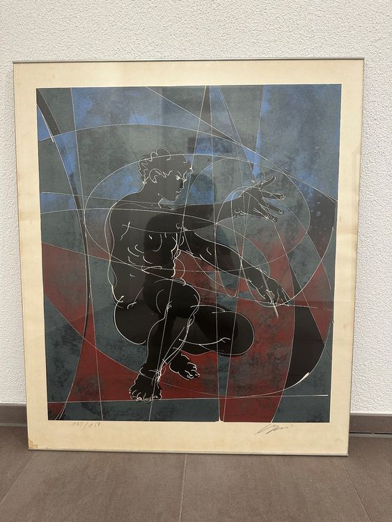 Hans Erni Lithographie signiert (Gebraucht) in Ebikon für CHF 255 – mit Lieferung auf Ricardo kaufen