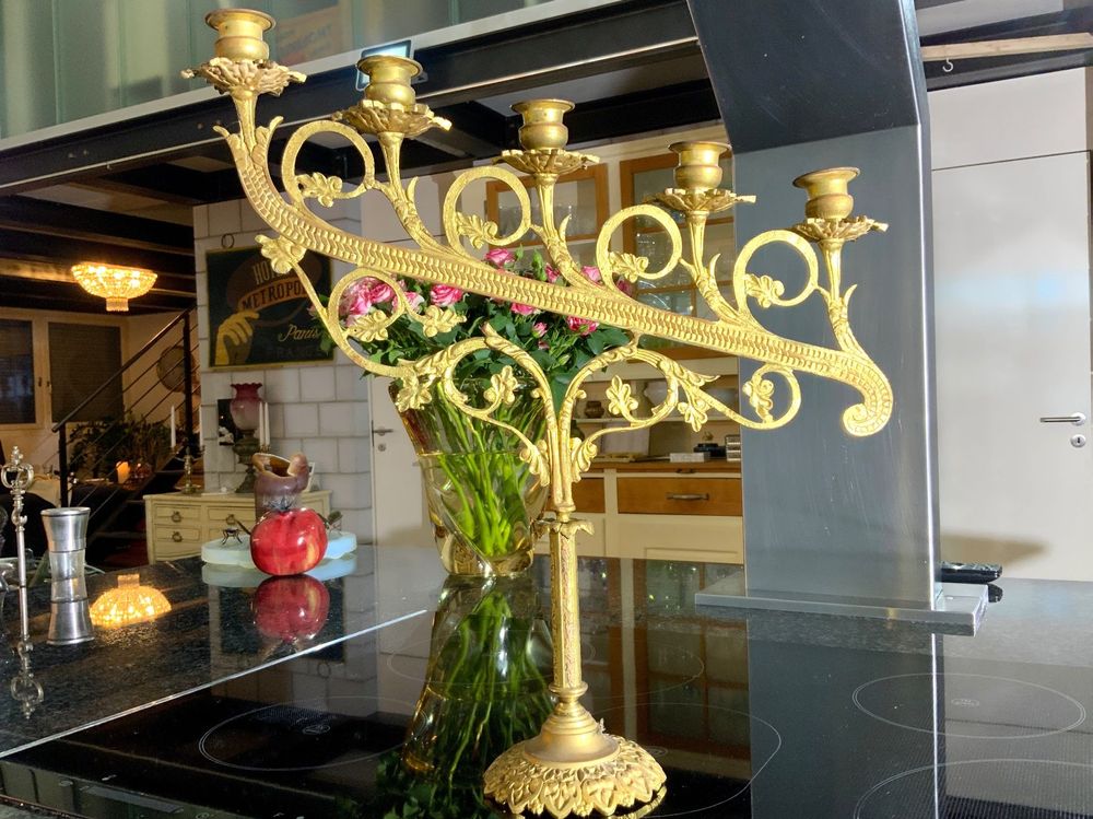 JUGENDSTIL KERZENLEUCHTER BRONZE FRANCE (Gebraucht) in Biglen für CHF 51 – mit Lieferung auf ...