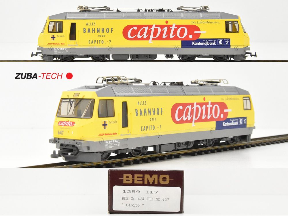 Bemo 1259117 Ge 4/4 III RhB H0m GS Analog mit OVP (Gebraucht) in St ...