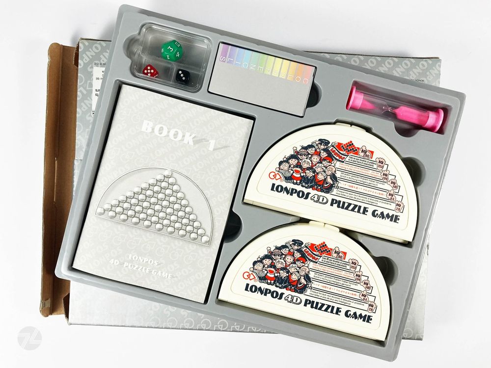 LONPOS 4D Pyramid Puzzle Brain Game Spiel OVP komplett (Gebraucht) in ...