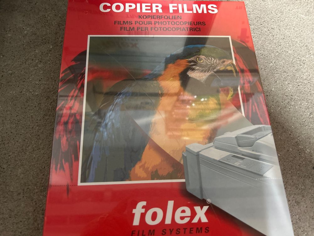 Folex Kopierfolien X-102 klar neu (Neu und originalverpackt) in Regensdorf für CHF 8 – mit ...