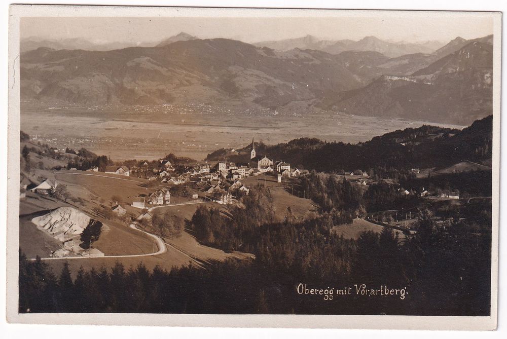 Oberegg mit Vorarlberg. 1926 (Defekt) in Cormoret für CHF 3 – mit ...