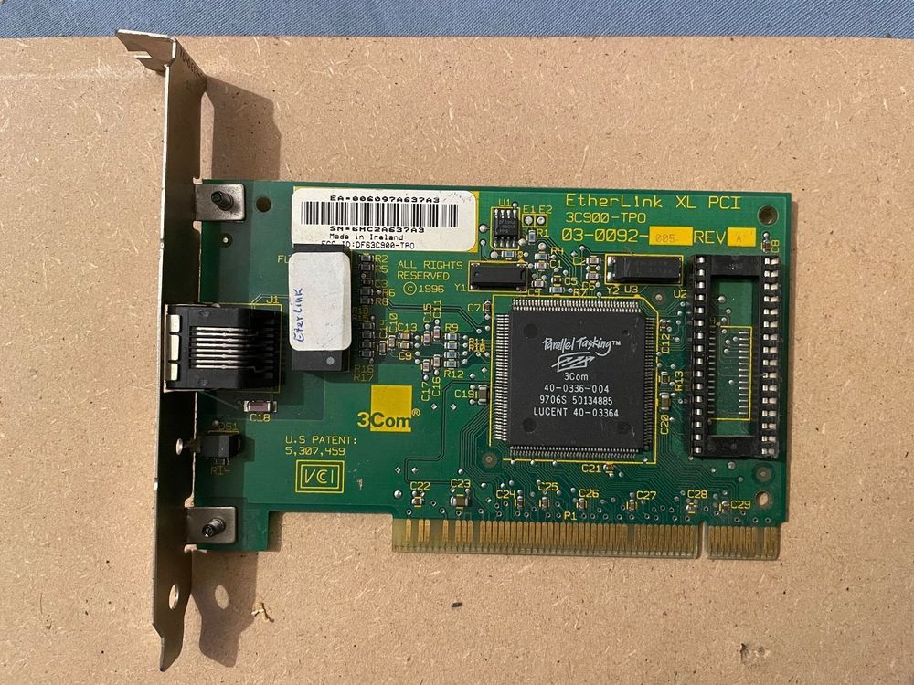 Carte ethernete 3com étherlink claire pci 3c900 | Kaufen auf Ricardo