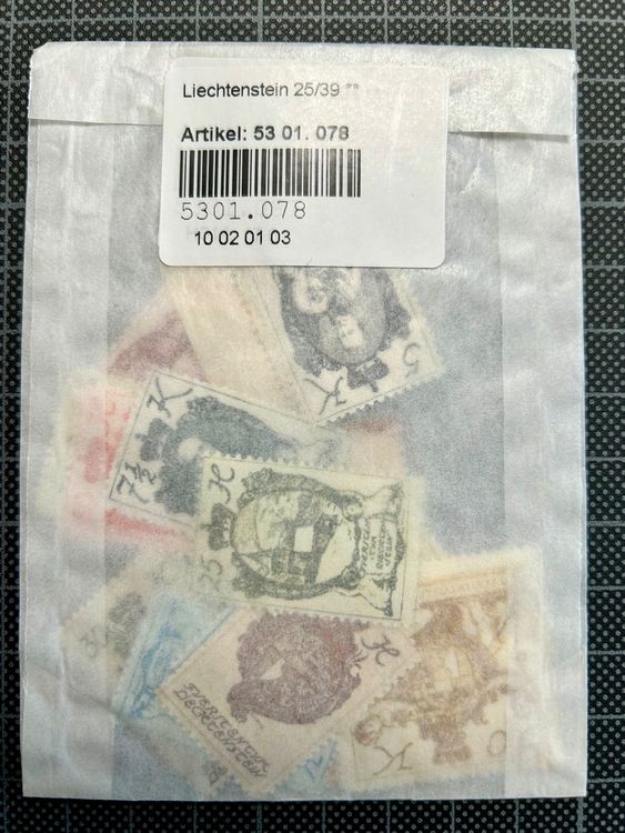 Lichtenstein 25/39, postfrisch - ungeprüft | Kaufen auf Ricardo