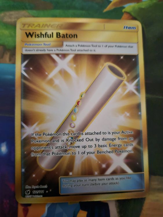 Pokemon wishful baton gold 121/111 EN | Kaufen auf Ricardo