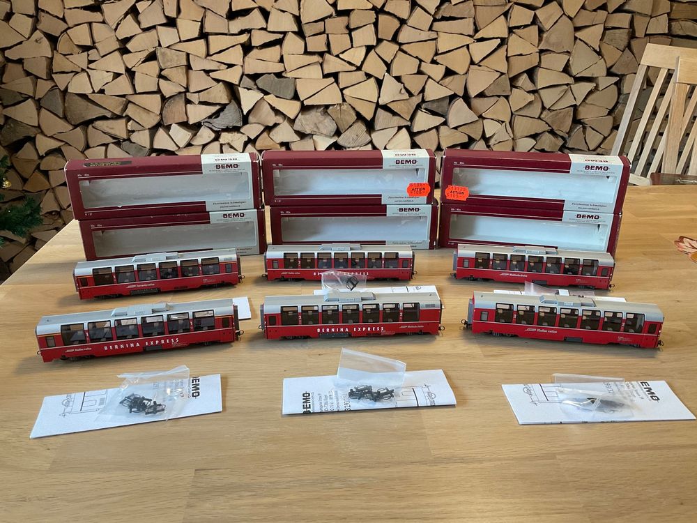 Lot de 6 wagons Bemo RhB HOm | Kaufen auf Ricardo
