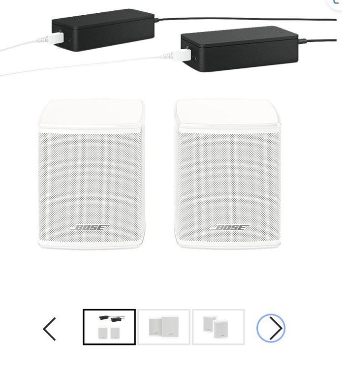 Bose Surround Speaker weiss - neu | Kaufen auf Ricardo
