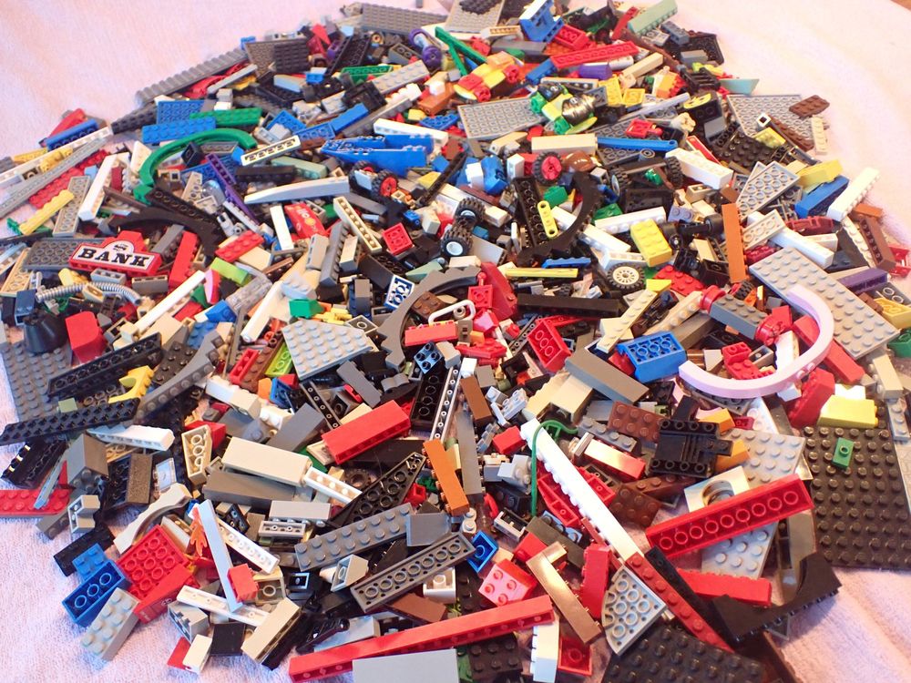 sehr viele LEGO Steine bunt gemischt Kilo Ware System (b) (Gebraucht) in Geroldswil für CHF 17 ...
