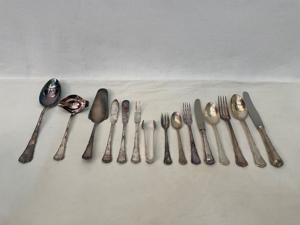 50 tlg. Besteck versilbert Diamant Essbesteck Silberbesteck (Gebraucht) in Hinwil für CHF 85 ...