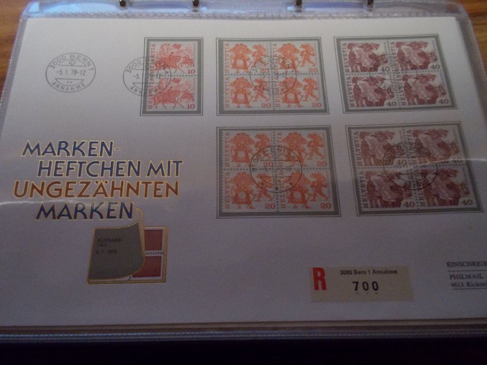 FDC Grossbrief 1979, Markenbüchlein | Kaufen auf Ricardo