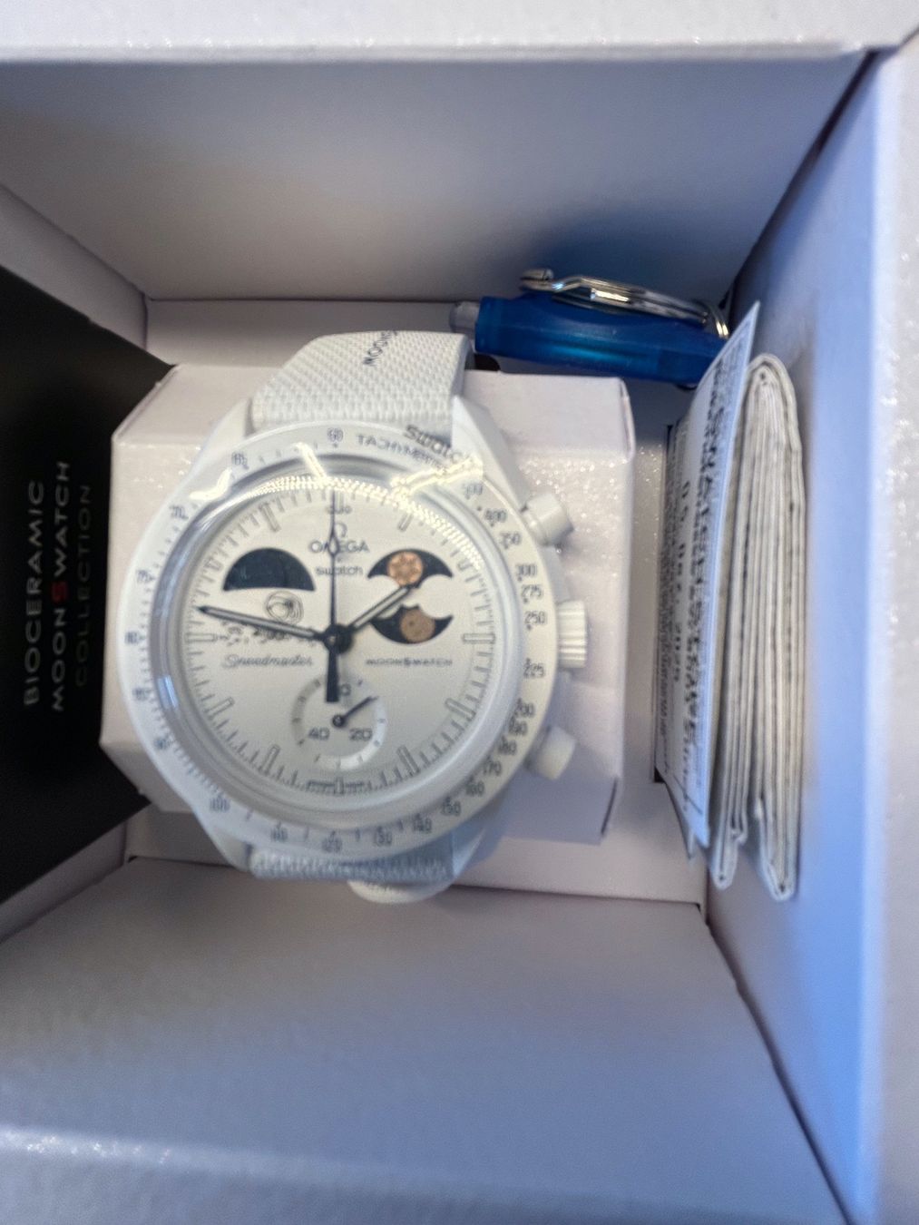 Swatch/Omega Mission to Earthphase Moonshine Gold, Cold Moon (Neu und ...