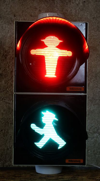 Ampelmännchen, Verkehrsampel, Ampel, DDR, Fussgängerampel (Gebraucht ...