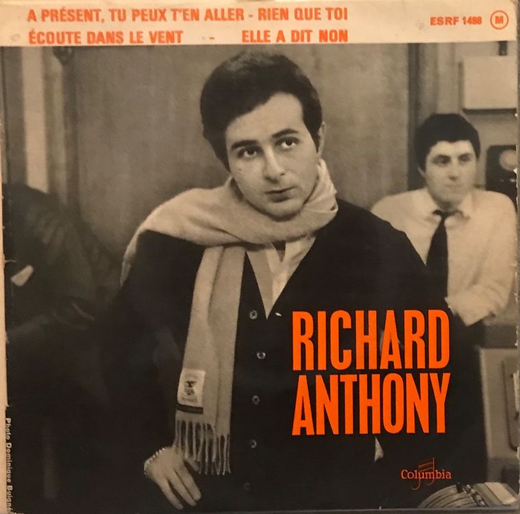 RICHARD ANTHONY - À PRÉSENT , TU PEUX T'EN ALLER | Kaufen auf Ricardo