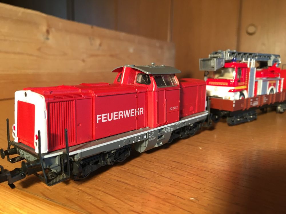 Märklin HO Löschzug 6-Teilig aus Packung 29750, BR 212261-2 (Neu ...