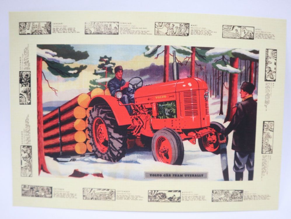 AK Grossformat Traktor Volvo Postkarte Werbung (Neu (gemäss ...