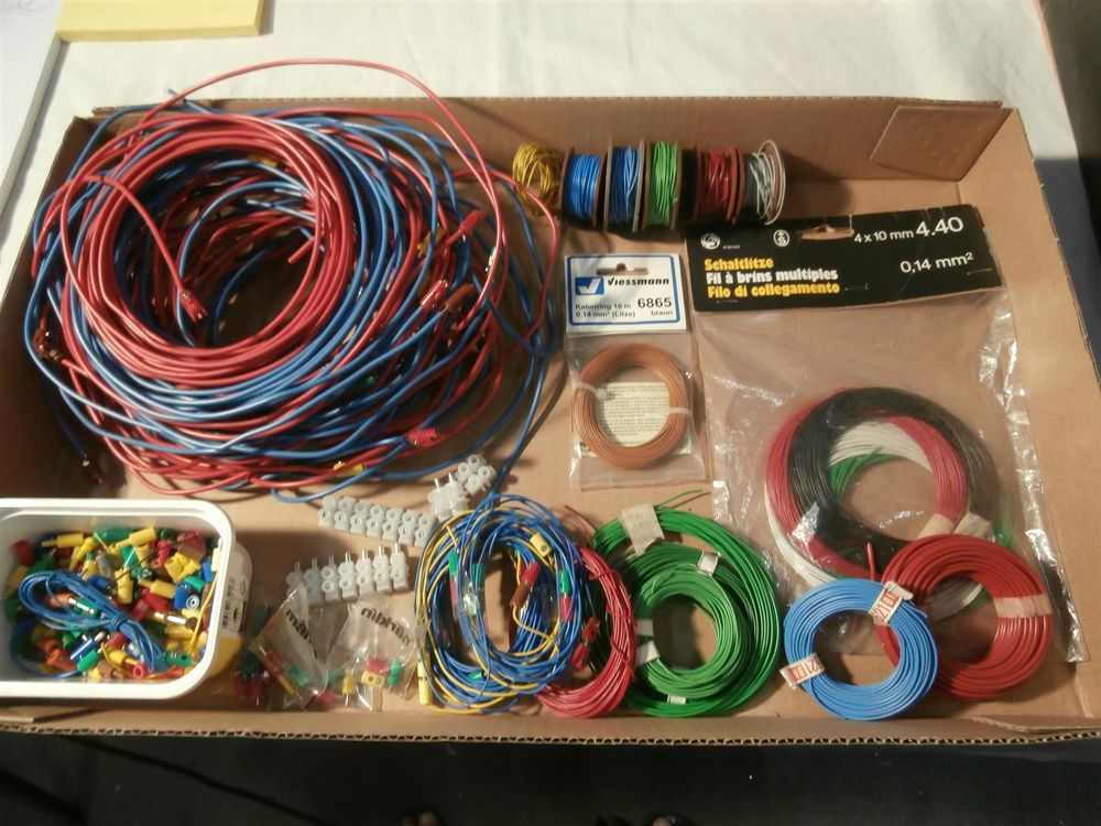 Grosses Lot ,Kabel,Litzen,Stecker (Gebraucht) in Gossau SG für CHF 27 ...