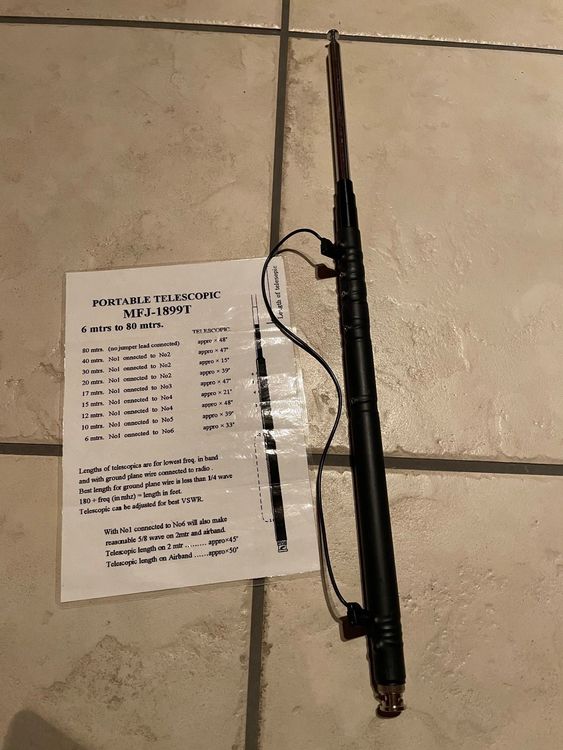 Portable Teleskopic MFJ-1899T (Gebraucht) in Sternenberg für CHF 100 ...