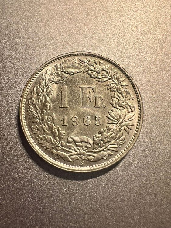Unz. 1Fr. 1965 Silber (Neu (gemäss Beschreibung)) in Kloten für CHF 2 – mit Lieferung auf ...