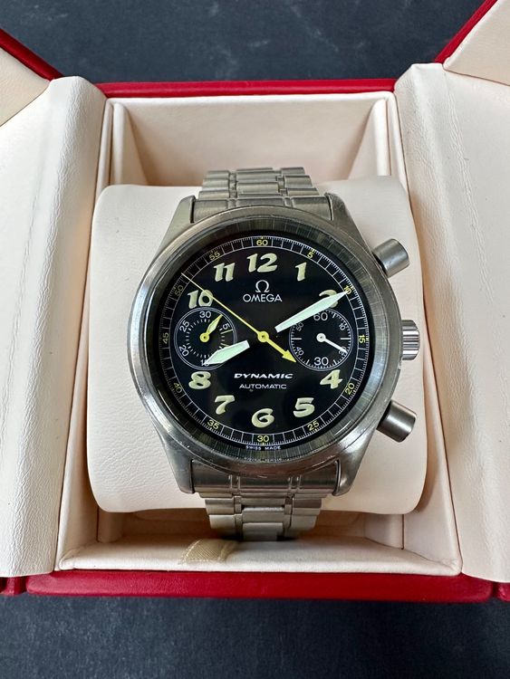 Omega Dynamic Chronograph 38 mm Automatic Box + Karten | Kaufen auf Ricardo