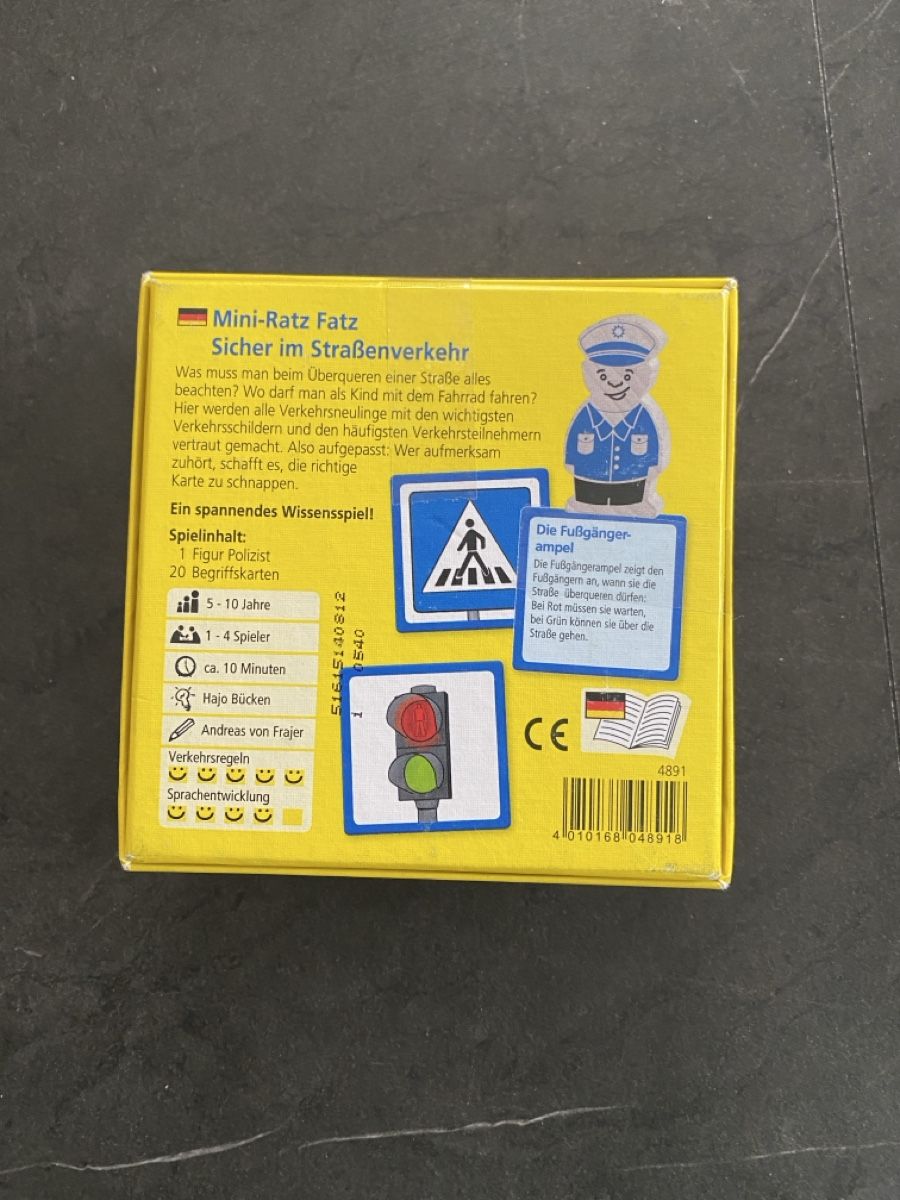 HABA Mini-Ratz Fatz "Sicher im Strassenverkehr" - Top! (Gebraucht) in ...