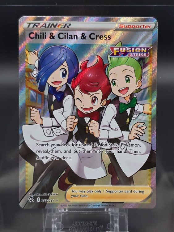 Chili & Cilan & Cress #258 Fusion Strike NM / 🇬🇧 (D'occasion) à ...