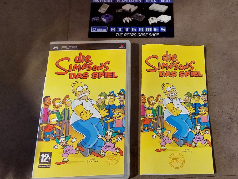 Die Simpsons Das Spiel für die Play Station Portable (PSP) (Gebraucht ...