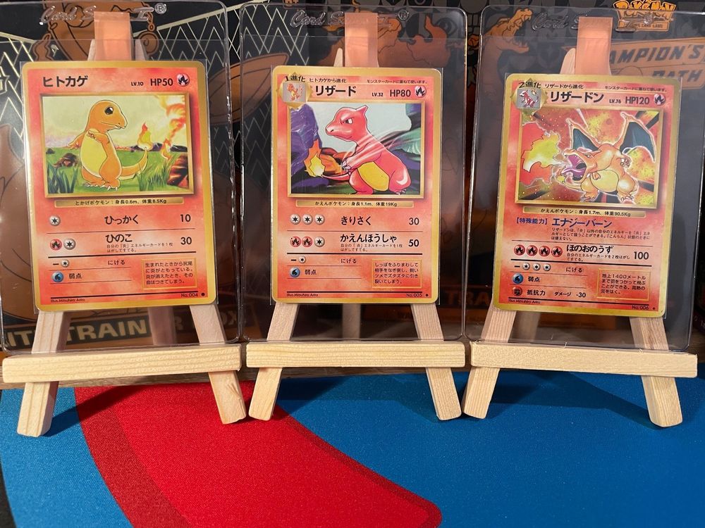 Charizard Trio 1996 Base Set Rarität! EX | Kaufen auf Ricardo
