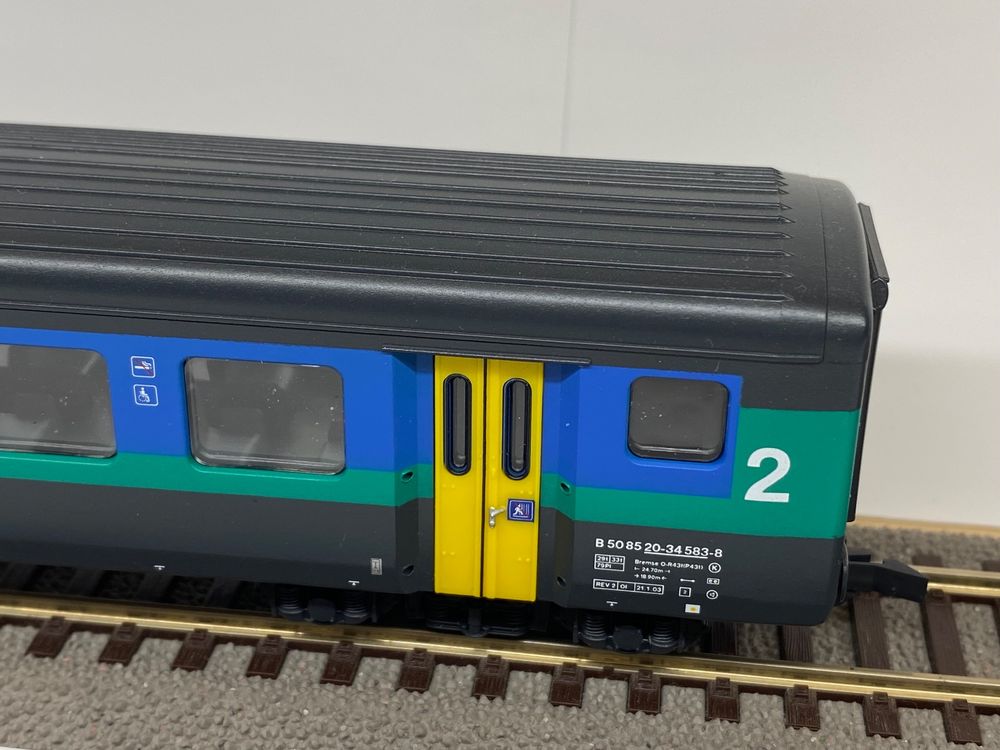 2 x Roco (H0 GS) SBB EW II A und B Anstrich IR („Papagei“) (Gebraucht) in Zürich für CHF 46 ...