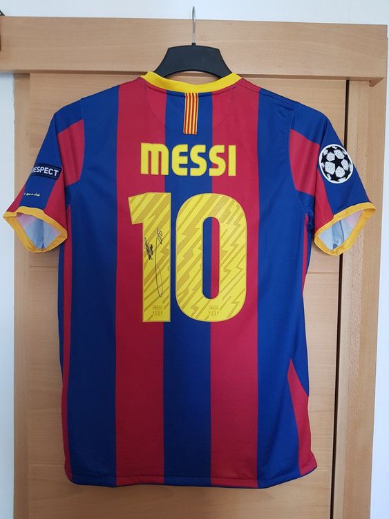 Lionel Messi - FC Barcelona Champions Finale 2011 - Signiert | Kaufen ...