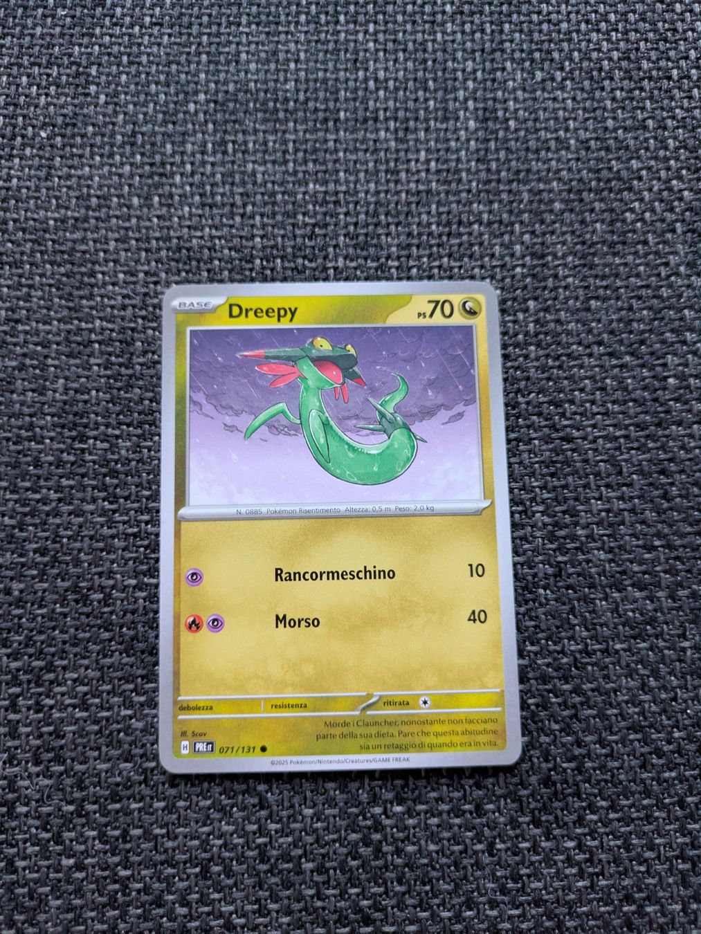 DREEPY, PRISMATIC EVOLUTIONS, 71, 2025, COM, ITA, NM/MT (Gebraucht) in ...