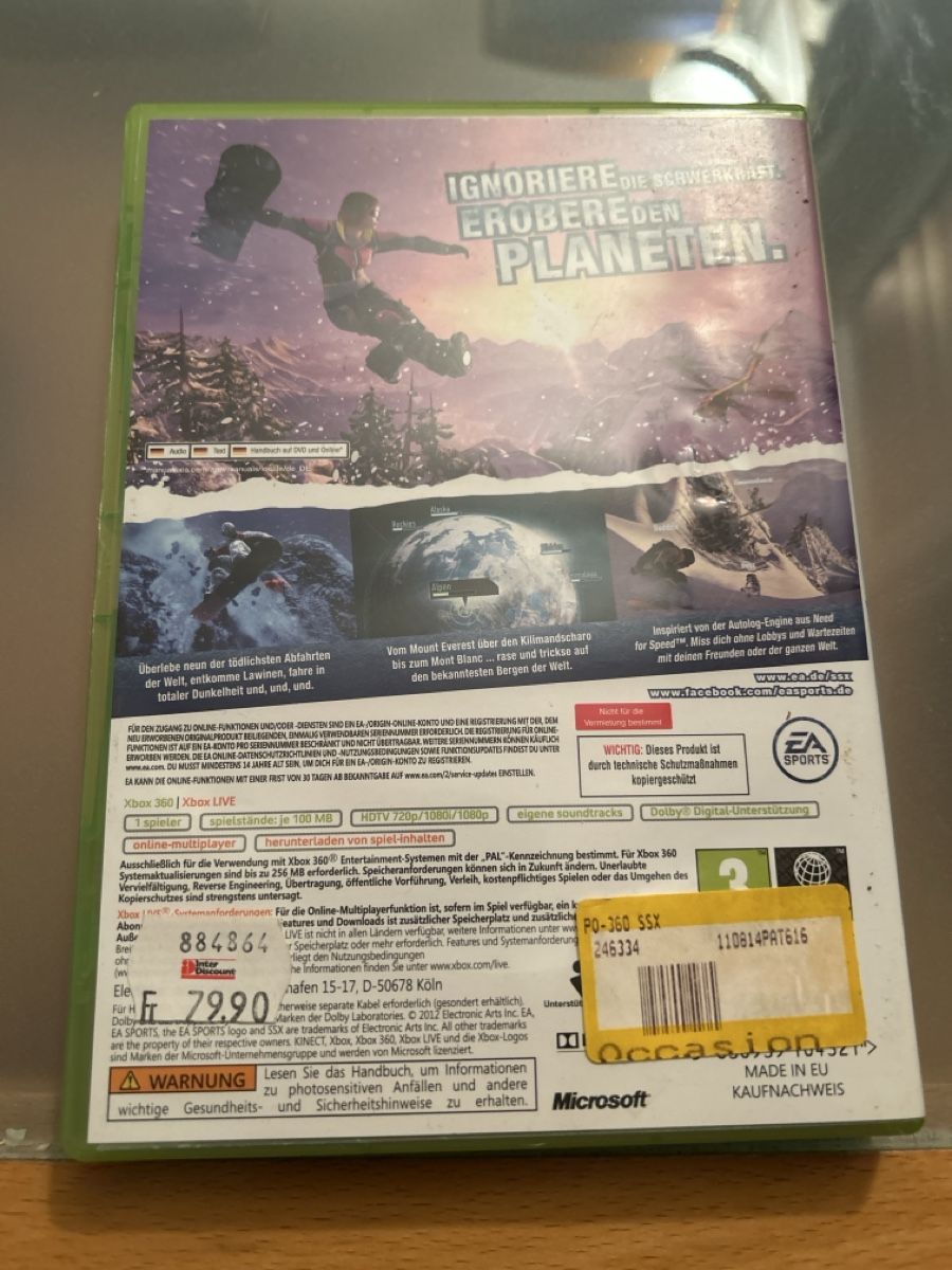 Xbox 360 Spiele Konvolut: Def Jam, SSX, Bioshock (Gebraucht) in ...