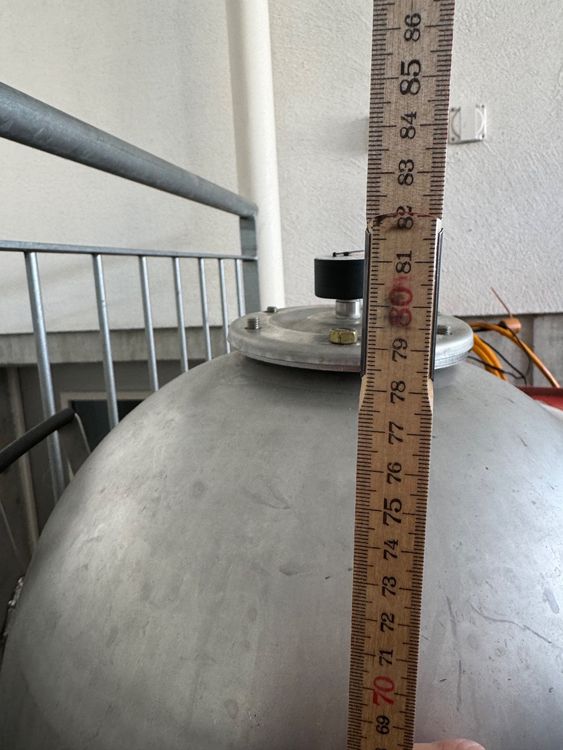 Gärtank Ca.50 Liter Chromstahl/ Mischtank/Wassertank (Gebraucht) in ...