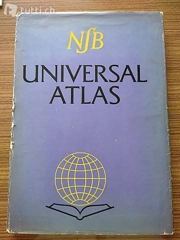 NSB Universal-Atlas, 1961, sehr rar und selten, Grossformat (Gebraucht) in Olten für CHF 50 ...