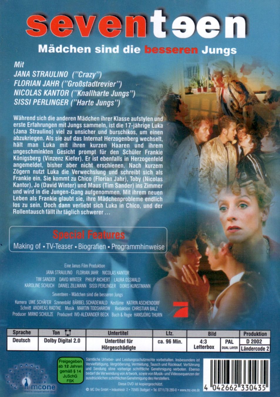 DVD: Seventeen (mit Jana Straulino, Florian Jahr) (Gebraucht) in ...