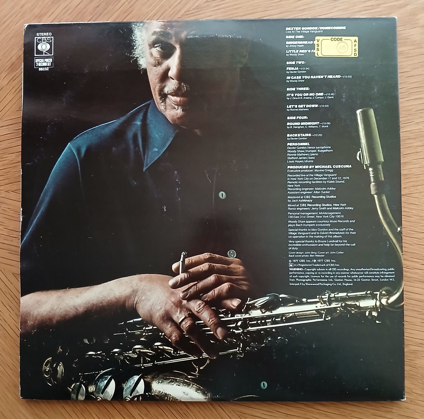 Dexter Gordon – Homecoming (2xLP) Guter Zustand!! (Gebraucht) in ...