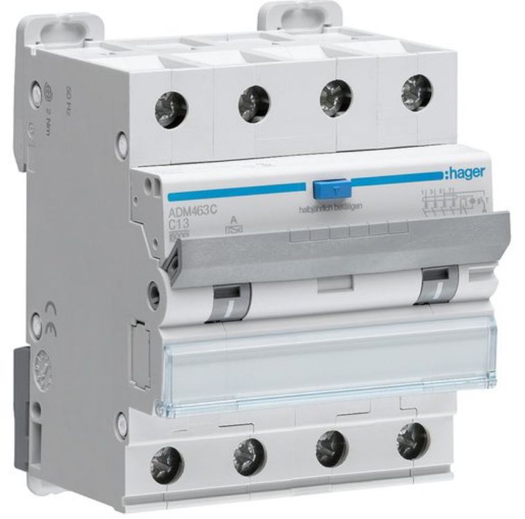FI/LS-Schalter RCD Hager 4P C 13A 30mA A (Neu (gemäss Beschreibung)) in Maienfeld für CHF 85 ...