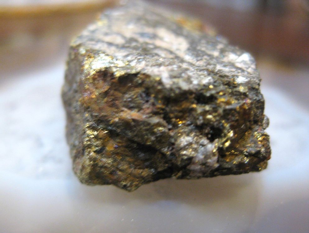 CuFeS2 CHALKOPYRIT MINERAL,ENTHÄLT GOLD, SILBER, KUPFER 45 G (Neu ...