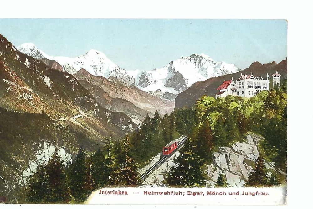 INTERLAKEN Heimwehfluh Eiger Mönch Jungfrau (R.Gabler) | Kaufen auf Ricardo