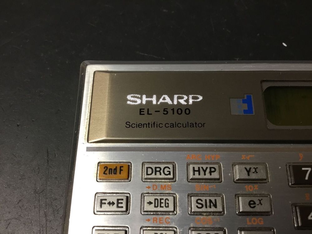 Taschenrechner SHARP EL-5100 - antik (Gebraucht) in Courtaman für CHF ...