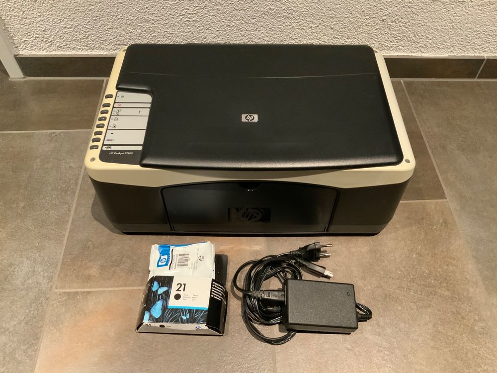 HP Deskjet F2180, All in One inkl. neuer Patrone black&color | Kaufen ...