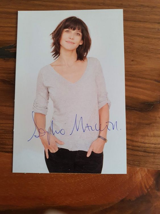 Sophie Marceau, handsigniert (Gebraucht) in Buchs ZH für CHF 14 – mit Lieferung auf Ricardo kaufen